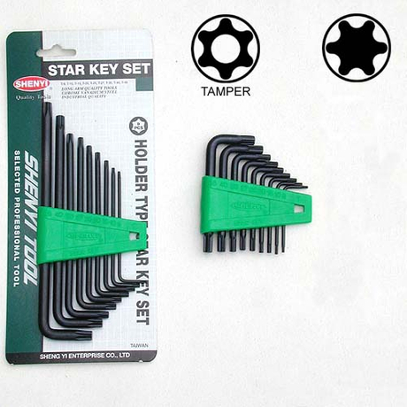 SY16-1~2 L Type Star Key Set